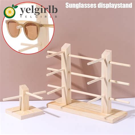 เยลเกิร์ลบ แว่นตาที่วางชั้นวางหลายชั้นบ้านออแกไนเซอร์กรอบนิทรรศการ Shopee Thailand