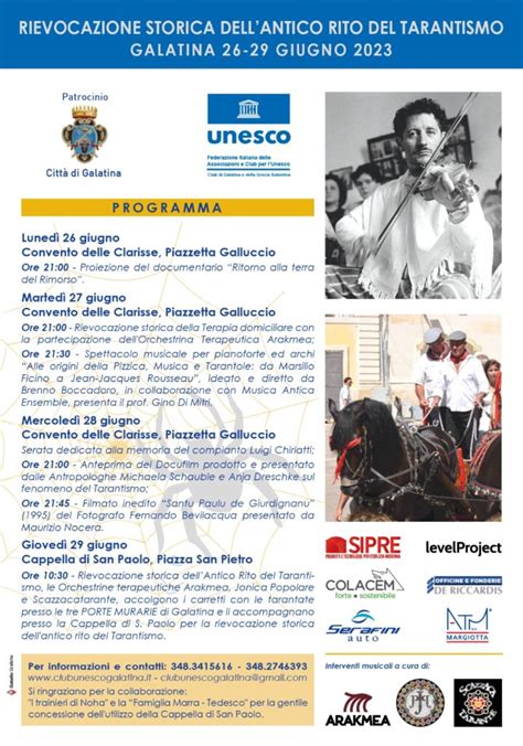 Il Ritmo Ed Il Battito Della Pizzica Tarantata Rievocazione Storica