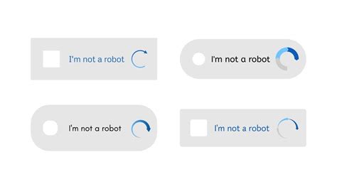Vorlage Zur Eingabe Von Captcha Ich Bin Kein Roboter Premium Vektor