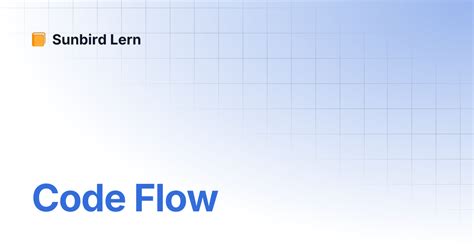 Code Flow Sunbird Lern