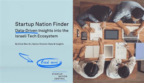 Startup Nation Finder Data Driven Insights For Navigating The Israeli