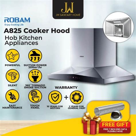 Jw Robam Cooker Hood A825 Lazada