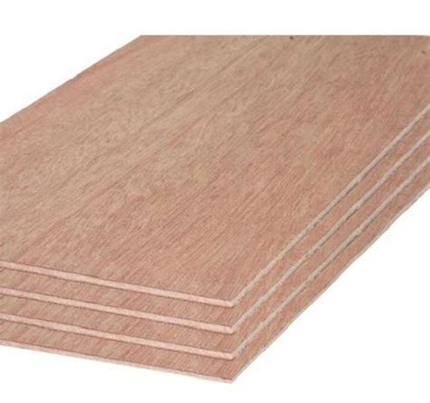 19 Mm Thick Rectangular Plain Hardwood Commercial Plywood Density D