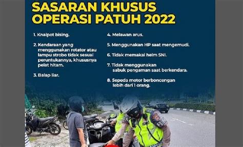 Ini Delapan Target Operasi Patuh Lodaya 2022 Di Kota Bandung