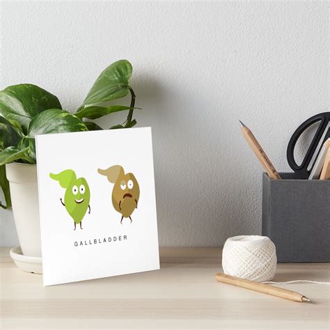 Healthy Vs Unhealthy Gallbladder Infographic Illustration Art Board