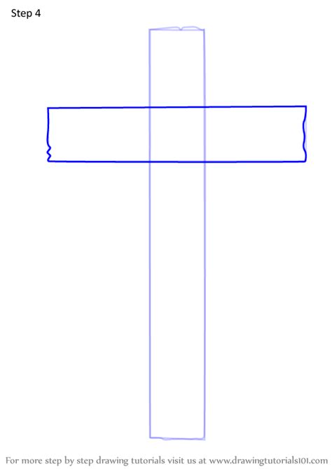 Learn To Draw The Cross Christmas Step By Step Tutorial