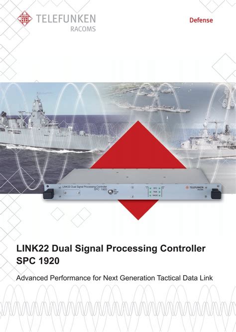 Link22 Dual Signal Processing Controller Spc 1920