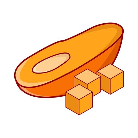 Mango Slice Illustration 37132431 Vector Art At Vecteezy
