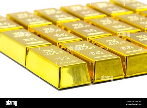 Golden bars as a background Financial concepts Stock Photo - Alamy