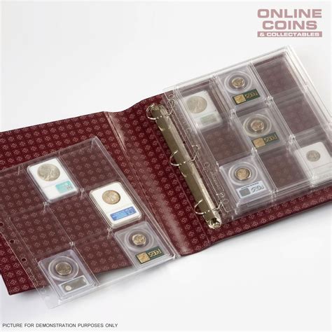 Lighthouse Encap Slab Clear Pages For 9 Slab Coin Capsules Packet