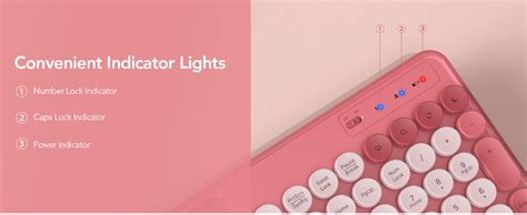 Wireless Keyboard And Mouse Combo Retro Round Keycap Typewriter Keyboard With Phone Tablet