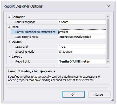 Migrate From Legacy Data Bindings To Expressions Net Reporting Tools