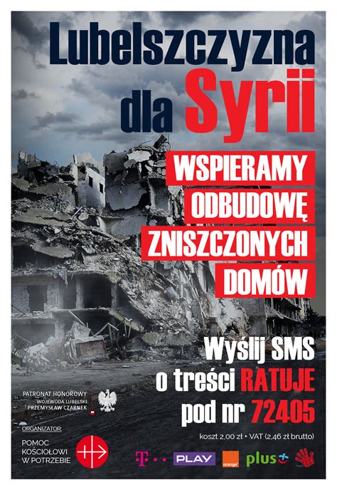 Polacy pomagają Rusza akcja Lubelszczyzna dla Syrii Sprawdź szczegóły