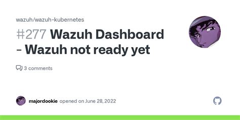 Wazuh Dashboard Wazuh Not Ready Yet · Issue 277 · Wazuhwazuh Kubernetes · Github