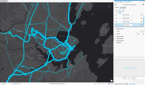 Creating A Linear Heatmap With Track Data