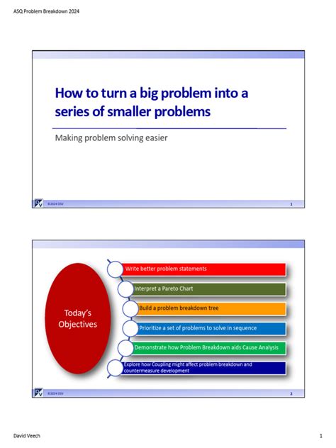 Problem Breakdown Tree Pdf