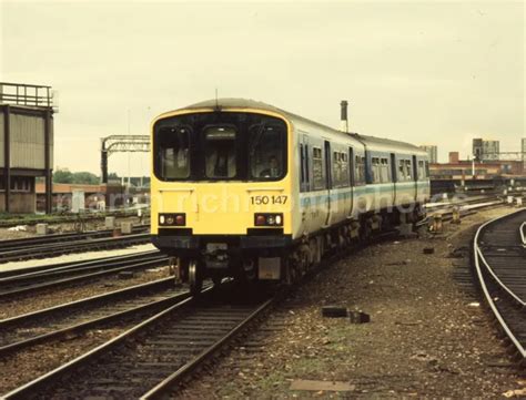 Manchester Victoria Class 150 Dmu 150147 May 1991 4 5 X 6 Cm Fuji Slide