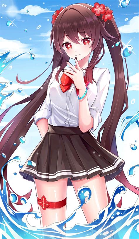 原神美图 壁纸分享第 23期胡桃篇2 哔哩哔哩