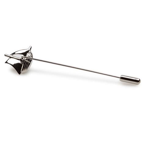 Sailboat Lapel Pin Nautical Sailing Boat Silver Metal Lapel Pins Otaa