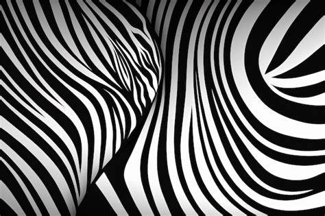 Premium Photo Abstract Zebra Print In A Seamless Design