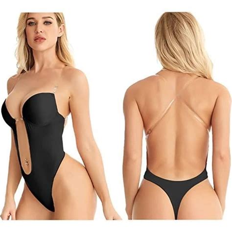 Soutien gorge dos nu Body Sculptant Noir Confortable Bretelles réglables Design sexy