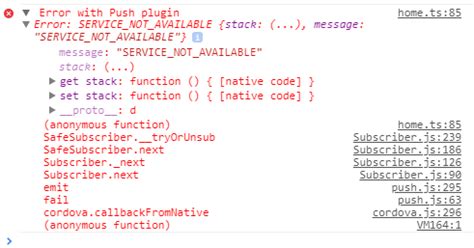 Ionic Ionic Phonegap Plugin Push SERVICE NOT AVAILABLE Stack Overflow