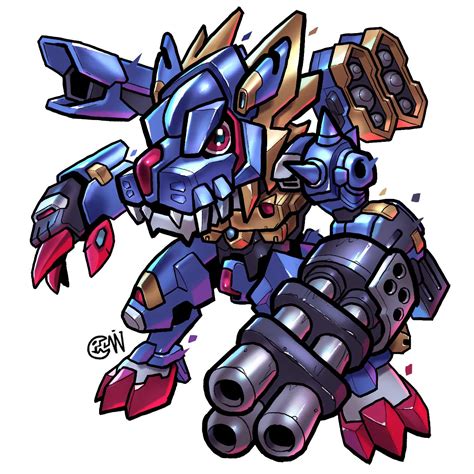 The Big Imageboard Tbib Arm Cannon Armor Artist Logo Blue Armor