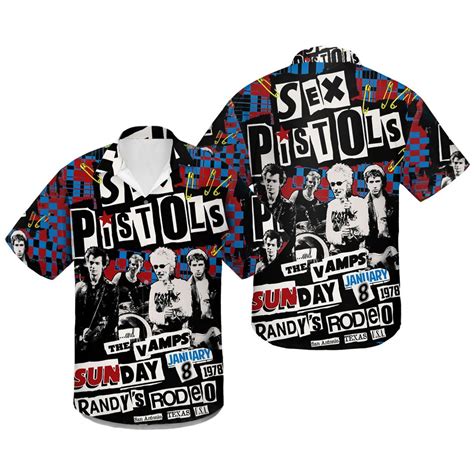 Sexx Pistols 1978 Collectible Hawaiian Shirt Sold By Lidia Morales