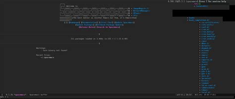 在终端使用spacemacs的时候启动界面显示错乱 spacemacs emacs china