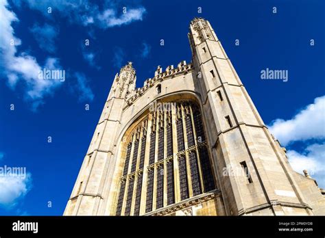 Exterior Of Kings College Chapel At Cambridge University Cambridge