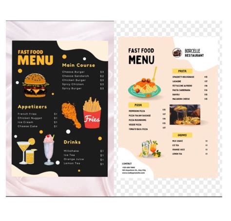 Design Rstaurant Menu Food Menu And Drinks Menu Design By Fedwa Fiverr