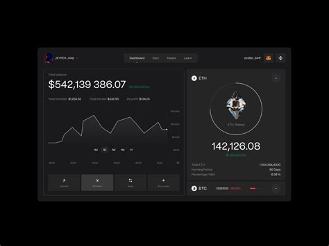 User Interface For Staking Web App 20 By Ihor Ryzhak On Dribbble