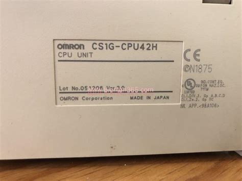 PLC Omron CS1G CPU42H Trung tâm Phân phối Sửa chữa Biến tần PLC Màn hình HMI AC Servo