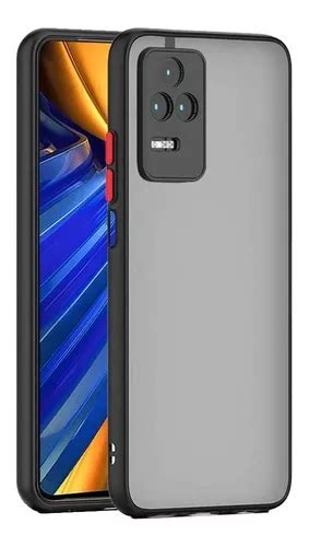 Funda Xiaomi Poco F4 Con Protector Cámara Mate Uso Rudo Meses Sin Interés