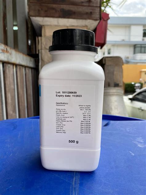 Ascorbic Acid L Ascorbic Acid Labgrade 500 กรัมขวด ยี่ห้อ Kemaus