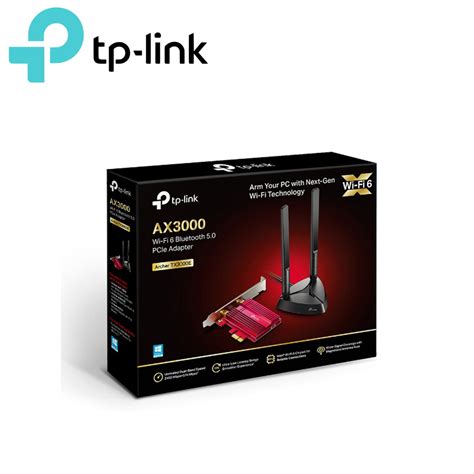 TP Link Archer Tx3000E Ax3000 Wi Fi 6 Bluetooth 5 0 Pcie Adapter Shopee Philippines