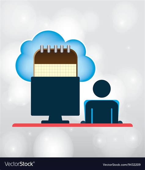 Cloud Computing Design Royalty Free Vector Image