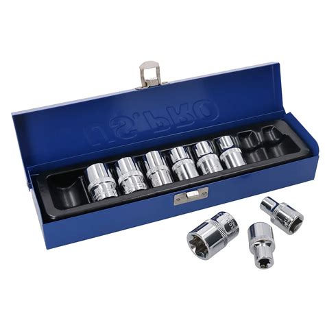 12 Drive Female Torx Star E Shallow Sockets E10 E24 9pc Set In