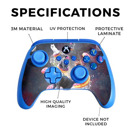 Cat Donut Galaxy Skin For Powera Xbox Series Xs Enhanced Wired