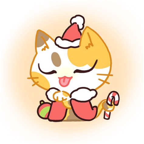 可爱手绘卡通小猫咪圣诞主题头像美图设计室海报模板素材大全