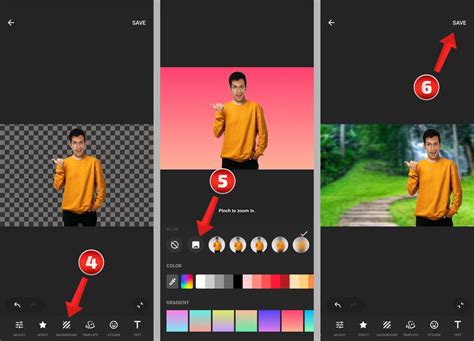 بهترین روش تغییر پس زمینه عکس تار کردن پس زمینه با اینشات ترفند سه