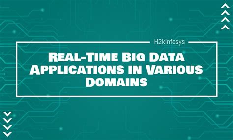 Real Time Big Data Applications In Various Domains H2kinfosys