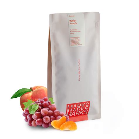 Rwanda VUNGA Three Marks Coffee Kofio Cz