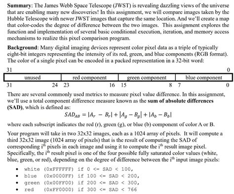 Solved 1 Unpack A Pixels Colors By Pulling The Individual