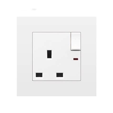 Sran Wall Socket 3 Pin Socket 13amp Wall Socket 250v Plastic Panel Shopee Singapore