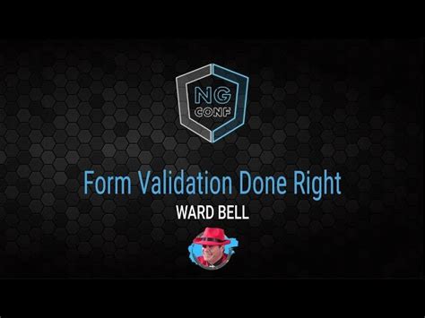 ng conf talk form validation done right from ng conf class central