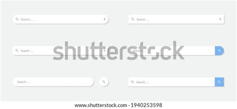 Modern Search Bar Ui Design Website Stock Vector Royalty Free