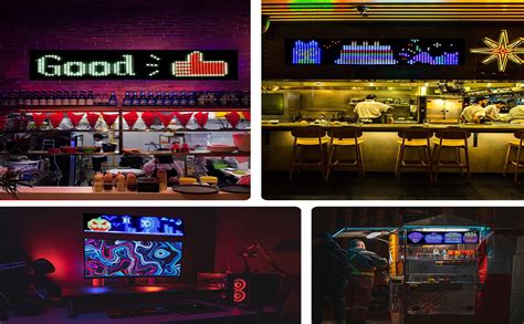 Led Scrolling Sign 27x5 Bluetooth App Contorl Led Store Sign Custom Text