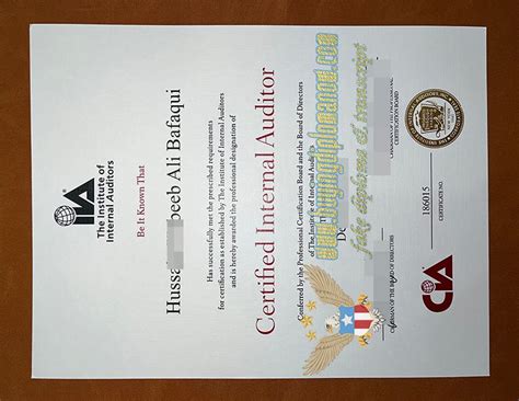 How To Buy Fake Cia Certificate Iia Exam