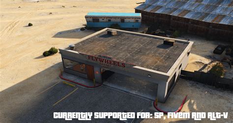 MLO Flywheels Mechanic Add On SP FiveM Alt V GTA Mods